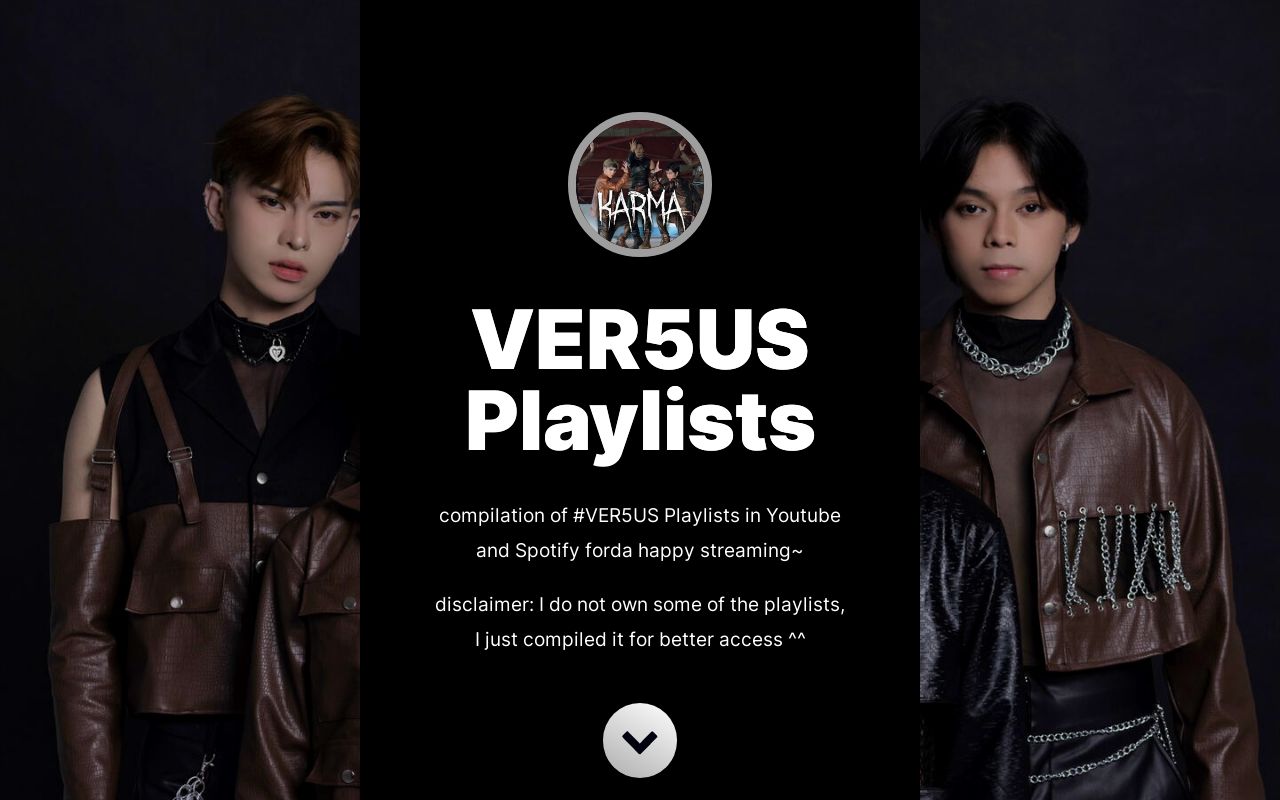 VER5US KARMA YT PLAYLISTS